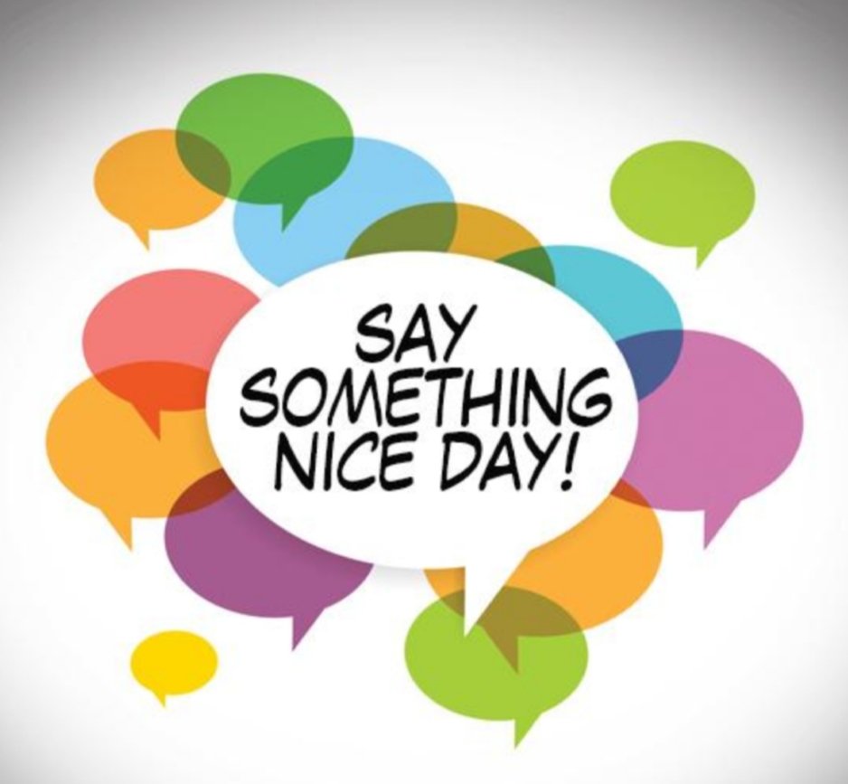 National Say Something Nice Day – YouAreEnough